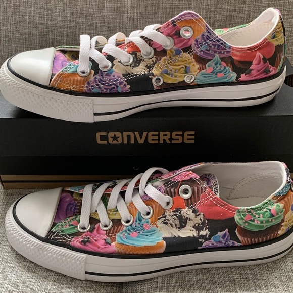 Converse | Shoes | Nib Converse Cupcake All Star Low Top Sneakers ...